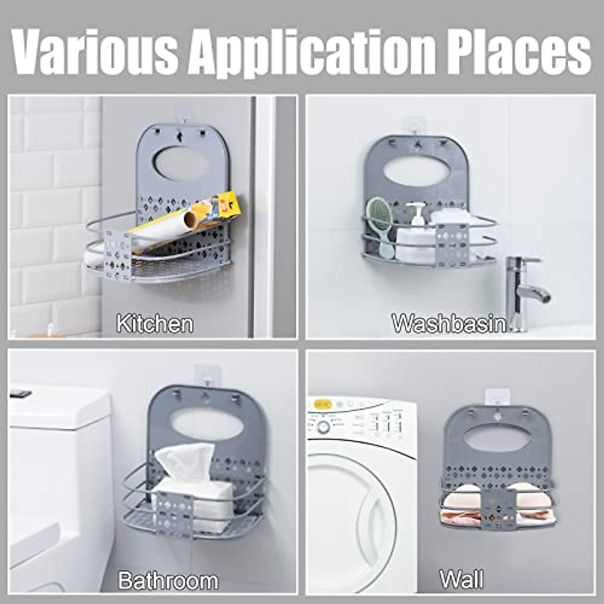 JISON21 Collapsible Laundry Basket Hanging Laundry Hamper With Handle Dirty Laundry Basket, Portable Punch Free Foldable Plastic Laundry Basket For Home, College Dorm