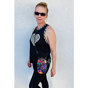 Monarque Crossbody, Signature Artists (Laurel Burch Fantasticats)