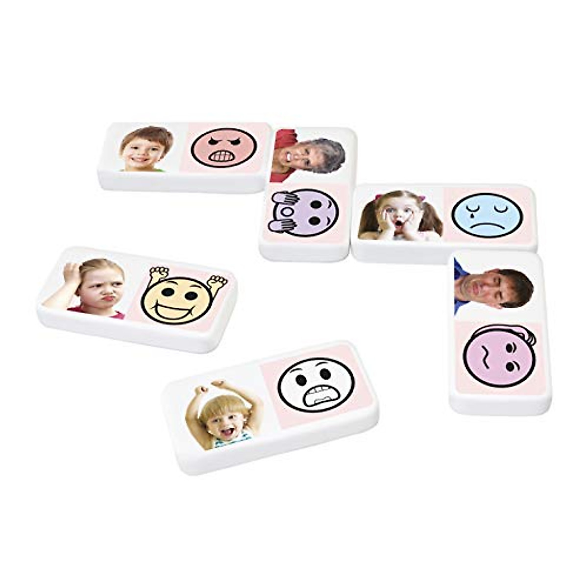 Junior Learning Emotion Dominoes,4.7 x 1.5 x 7.8 inches