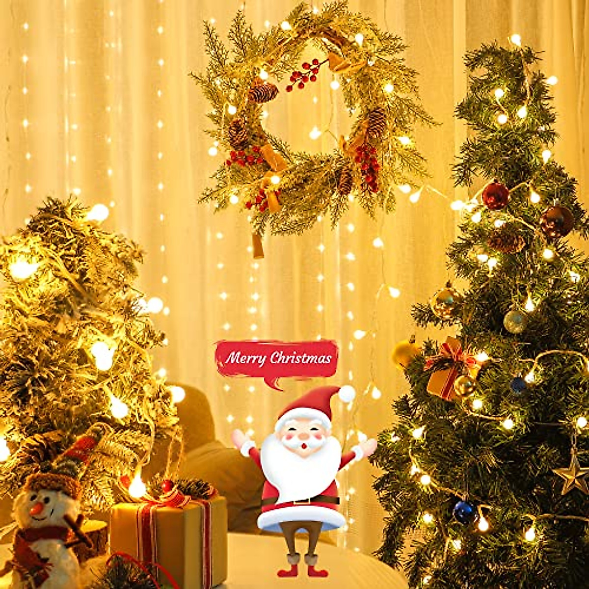 HEYFUNi 39ft 100 LED Globe String Lights Bedroom, Indoor String Lights with 8 Lighting Modes, Plug in Globe Fairy Lights for Bedroom Patio Party Outdoor Wedding Garden Decor