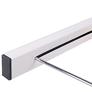 Kerocy Stainless Steel Wall Mounted Indoor Adjustable Clothes Hanger Magic Foldable Drying Racks