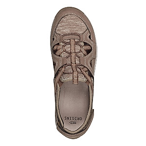 Earth Origins Women’s Sid Shoe I Slip-On Sneaker for Casual, Everyday - Sedona Brown - 6.5 Wide