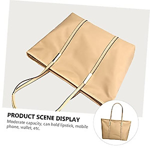 TENDYCOCO 1pc Shoulder Bags Canvas Shoulder Bag Canvas Tote Bags Tote Bag for Women Tote Bag Girls Single Shoulder Pouch Handbag Women Casual Bag All-match Shoulder Pouch One-shoulder Bag