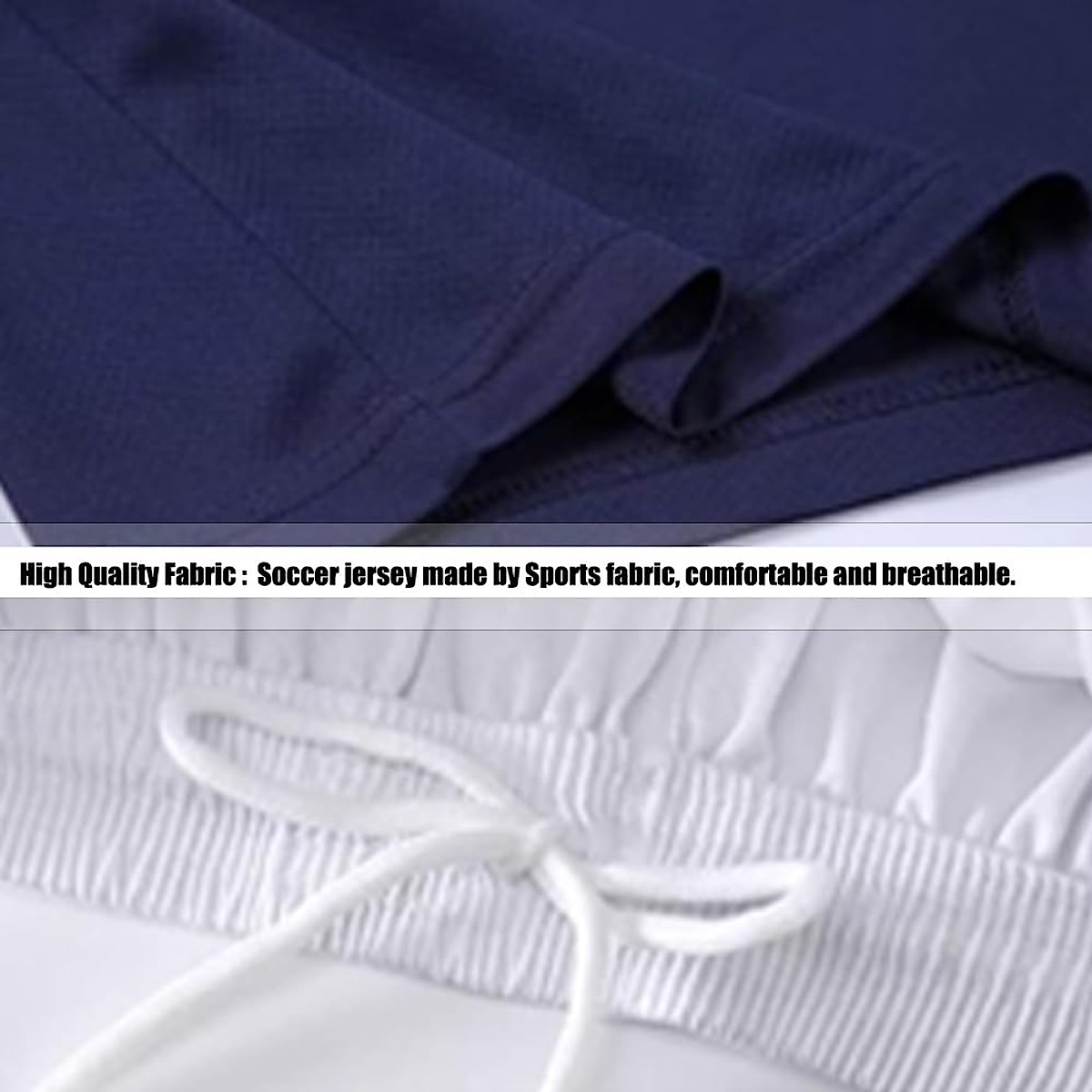 Soccer Jersey Kids,Soccer Jersey Boys No.10,Soccer Jersey for Kids Youth Football Jerseys 3 Piece Gift Kit Set(US, Age, 6 Years, 7 Years) Blue