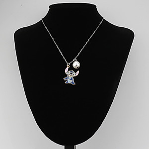 Ohana Family Earrings With Birthstone Ohana Jewelry for Women Family Friend Birthday Gifts for Friends Sister (necklace)