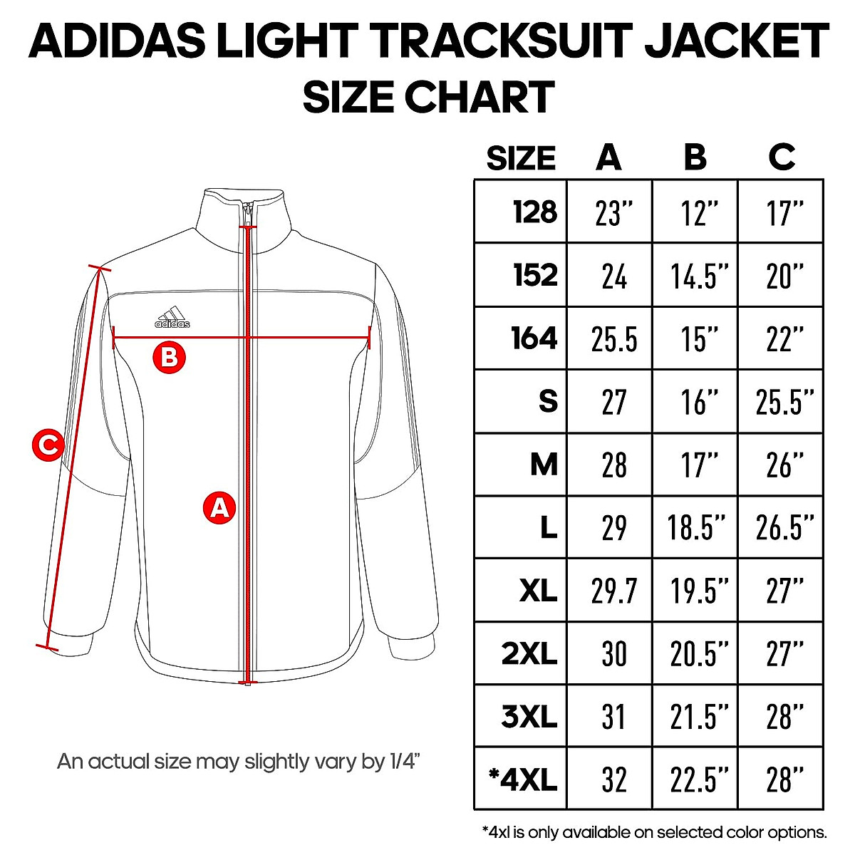 adidas Custom Personalized Team Light Track Jacket for Gifts, Corporate Events, Birthdays, Organizations
