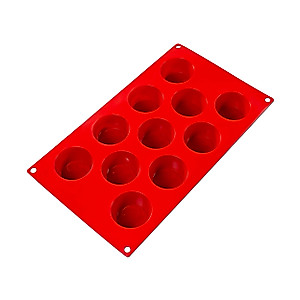 Fat Daddio's SMF-022 Silicone Bakeware 11-Cavity Muffin (1.7 oz)