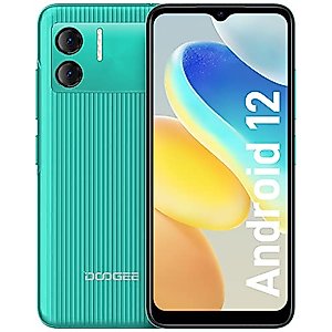 DOOGEE Android Phone 2023, X98 PRO 9GB+64GB Android 12 Cell Phones, Helio G25 Octa Core, Dual 4G Phones Unlocked, 6.5" FHD+ Display Smartphone, 4200mAh, Face ID, T-Mobile, US Version