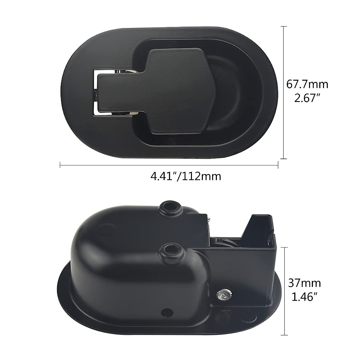 WMYCONGCONG 2 Set Sofa Recliner Replacement Parts Couch Recliner Replacement Cable with D-Ring Release Pull Handle Compatible with Ashley and Most Recliner Sofa