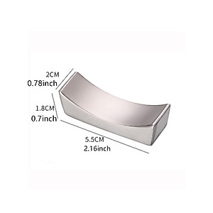 SDUSEIO 5 Pieces Chopsticks Rest Chopsticks Holders Knife Spoon Forks Rack Tableware Stand for Home Restaurant Desktop Decorations Kitchen Gadget,Black