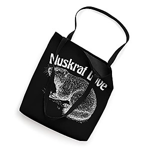 Muskrat Love Cute and Funny Unusual Family Pet Tote Bag