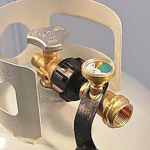 KIBOW Propane Tank Gauge/Leak Detector. Suitable for BBQ Grill,Heater & All Other Propane Appliances