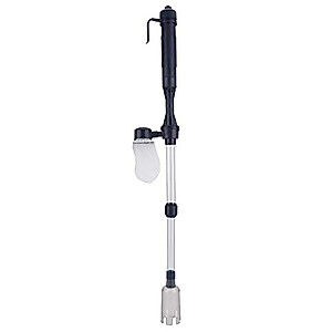 Keenso Electric Aquarium Gravel Cleaner, Automatic Fish Tank Cleaning Tools Gravel Vacuum for Aquarium, Suitable for Change Water Wash Sand Water Filter and Water Circulation