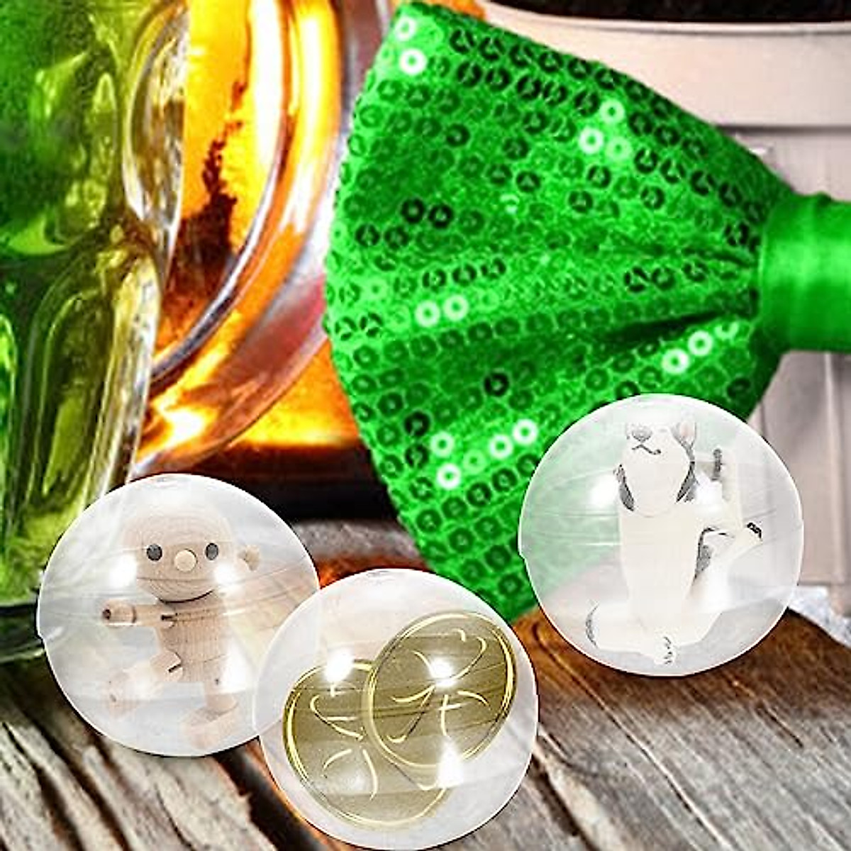 Gumball Machine Capsules 50pcs Small Round Capsules 50mm Clear Containers Empty Fillable Capsules Twisted Balls for Gumball Vending Machines Surprise Gift Plastic Ball Favor