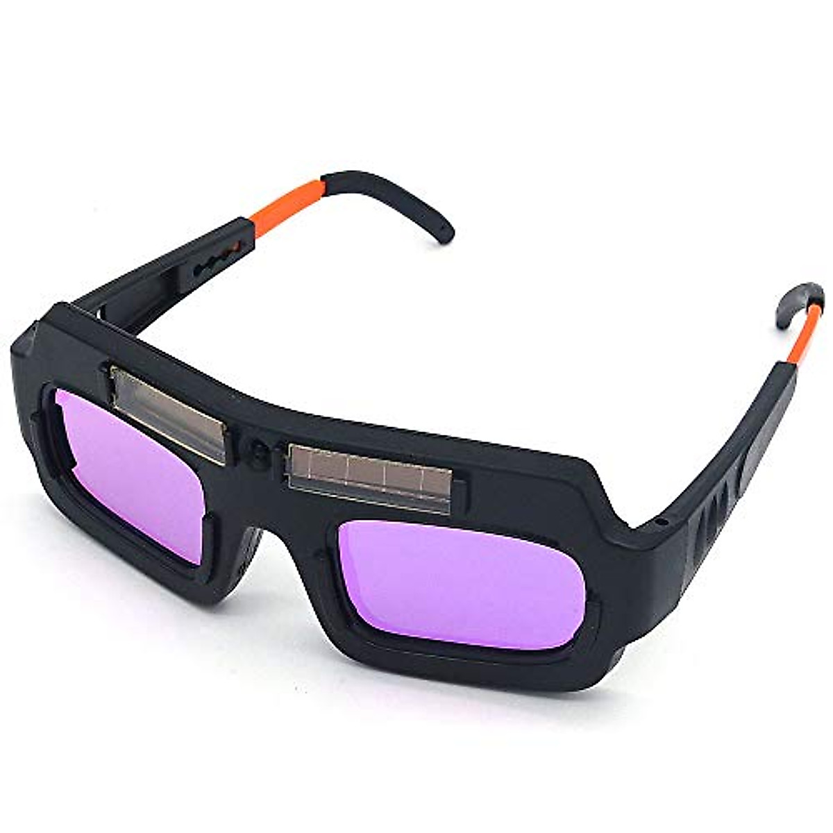 NUZAMAS Welding Glasses Eyes Protection Goggles, Solar Auto Darkening Welding Goggles, Welder Safety Protective Tools, PC Lens Welding Soldering Sight Protection, Comes with Glasses Case