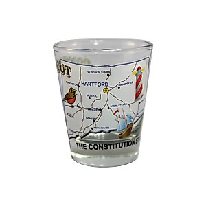 Souvenir Shot Glass - Connecticut