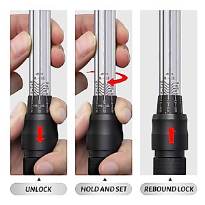UYECOVE 1/4-Inch Drive Click Torque Wrench 26pcs Set, 20-200in.lb/ 2.26-22.6Nm, Bike Torque Wrench Set with Extension Bar Adaptor & Sockets, High Accuracy Dual-Direction Reversible