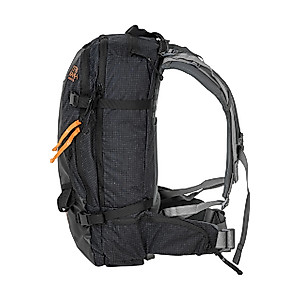 Mystery Ranch Saddle Peak Pack - Water Resistant Skiing Pack, Black, Large/X-Large