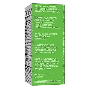 PERFORMIX - SST Multi+ Multivitamin - Natural Energy - Timed-Release - Immune System & Metabolic Support - Weight Goals - Caffeine, Biotin, Vitamin A, C, D, E, B6 & B12 - Women & Men - 60 Count