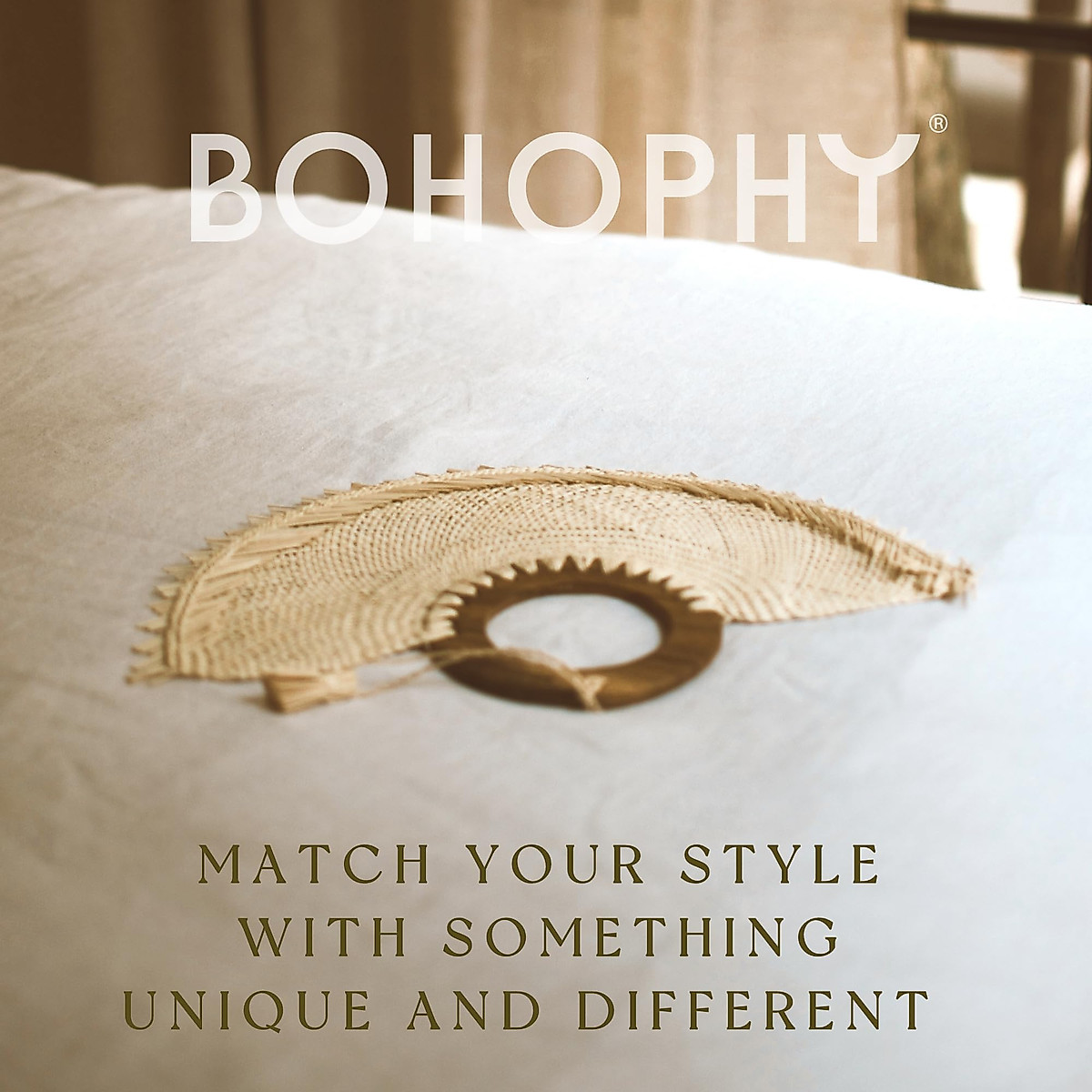 BOHOPHY Toquilla Straw Hand Fan Natural Raffia Hand Fan Handmade Palm Leaf Hand Fan Wedding Favor Fans, abanico para boda, Handicraft Wall Art HandMade wall Decor, Handheld Woven Fan Summer UPF50+ 1pc