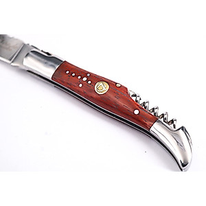 Dura Knives Dk-04 Luxembourg Original French Laguiole Knives Pocket Folding Knife Paddock wood Handle 5.6" Closed