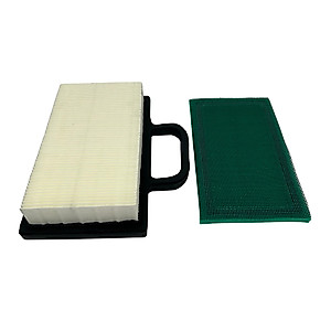 Dosens 499486S 698754 Air Filter Compatible with B S 499486 Lawn Mower Air Filter Cartridge 18-26 HP Intek V-Twins Engine Air cleaner