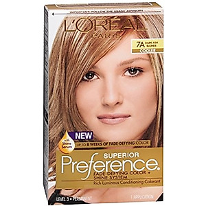 L'Oreal Superior Preference - 7A Dark Ash Blonde (Cooler) 1 Each (Pack of 3)