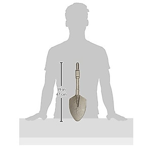 Neiko 02627 Clay Spade Chisel Bit for Demolition Hammers, Alloy Steel | 1-1/8" Hex Shank | 17.5-inch Length