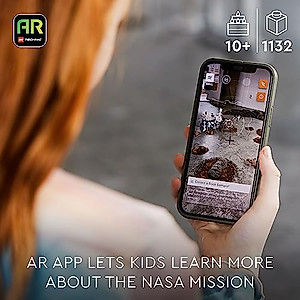 LEGO Technic NASA Mars Rover Perseverance 42158 Advanced Building Kit for Kids Ages 10 and Up, NASA Toy with Replica Ingenuity Helicopter, Great Gift for Kids Who Love Engineering and Science Projects