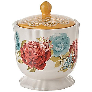The Pioneer Woman Blossom Jubilee Sugar Pot, 5" tall and 4" in diameter
