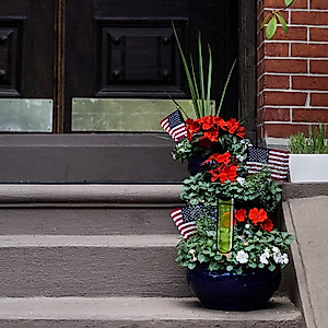 Slow Seep White Terracotta Vacation Plant Waterer 8 Pack Self Watering Stakes for Outdoor and Home Plants