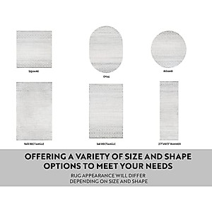 Artistic Weavers Chester Boho Moroccan Area Rug,5' Square,Grey