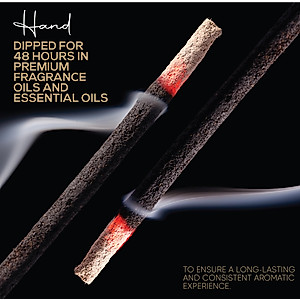 Japanese Cherry Blossom Exotic Incense Sticks 7 Inch - Bulk 1 Bundle 85 to 100 Sticks - Natural 7" Long Lasting Aroma That Burns for 30 to 45 Minutes.