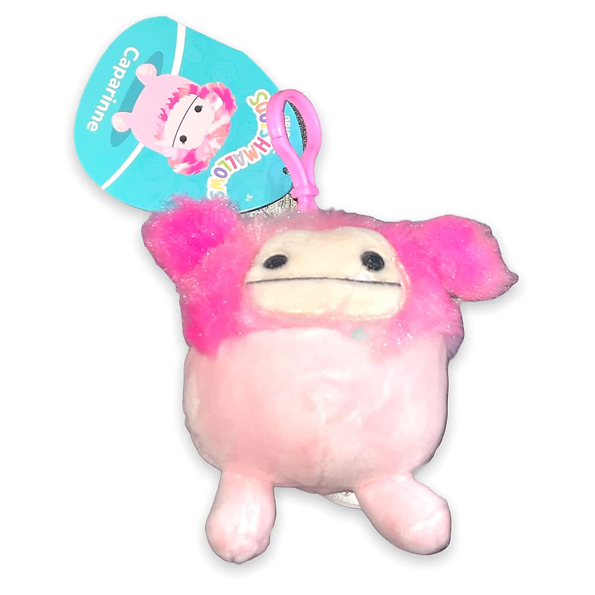 Squishmallow 3.5" Clip-On Caparinne The Bigfoot