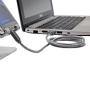 BoxWave Cable Compatible with Garmin RV 1090 (Cable by BoxWave) - Micro USB DuraCable, Braided Micro USB Charging Cable for Garmin RV 1090 - Space Grey