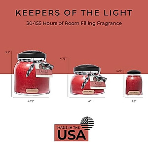 A Cheerful Giver - Aspen Berry Mama Scented Glass Jar Candle (22oz) with Lid & True to Life Fragrance Made in USA