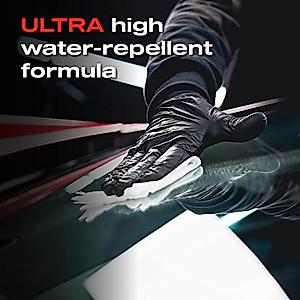 Nasiol GlasShield Wipe-On Nano Rain Repellent Wipes for Windshield, Water Repellent, Easy Application, Powerful Effect, Antistain Wipes, for Automobile Windshield and Helmet, Visor, Glasses