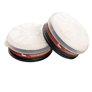 P-A-1 Replacement Filters - Carbon Activated Charcoal Organic Vapor Filter Set for PD-100 and T-60 Masks (2-Pack)