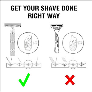 Pearl Shaving Double Edge Open Comb Safety Razor for Men (Brass metal) - Reusable Metal Razor | Eco Friendly DE Razor | Premium Shaving Razors for Men | Shaving Kit for valentine's gift