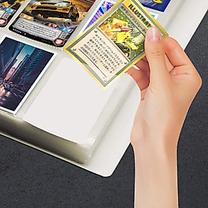 Rubex Trading Card Sleeves 540 Pockets Double-Sided 9-Pocket 30 Heavyweight Page Protectors 3 Ring Binder Sleeves Baseball Pokemon Coupon Photocards Sport Game Cards Collecting Holder Skylanders