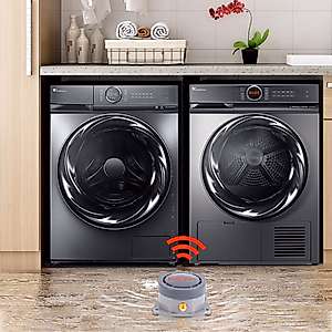 Water Leak Detector 1 Pack, Shackcom Water Alarm 110DB, Wireless, Waterproof & Battery-Operated, Audio and Light Alerts for Bathroom, Kitchen & Home Security