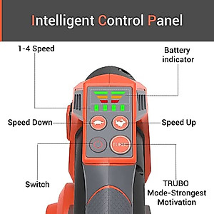 MAXLANDER 3 in 1 Cordless Leaf Blower & Vacuum with Bag, Brushless Battery Powered Leaf Vacuum Mulcher 40V 170MPH 330CFM 5 Speeds Leaf Blowers for Lawn Care 2 Pcs 4.0Ah Battery & Charger Included