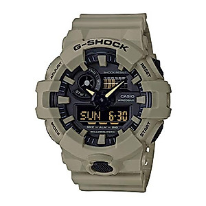 Casio Men's XL Series G-Shock Quartz 200M WR Shock Resistant Resin Color: Matte Tan (Model GA-700UC-5ACR)