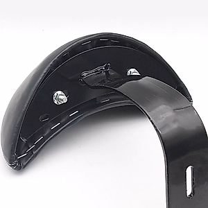 VOSAREA E-Bike Backrest Durable Black Backrest Saddle Cushion Back Support for E-Bike Electric Bike