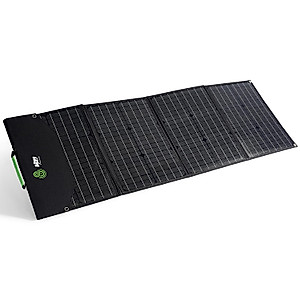 Solar Panel 100W 18 Volt, SUGINEO Portable Solar Panel for Power Station, Foldable 100W Solar Panel Suitcase