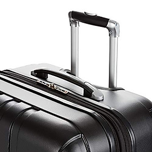 SwissGear 7585 Hardside Expandable Luggage with Spinner Wheels, Black, 3-Piece Set (19/23/27)