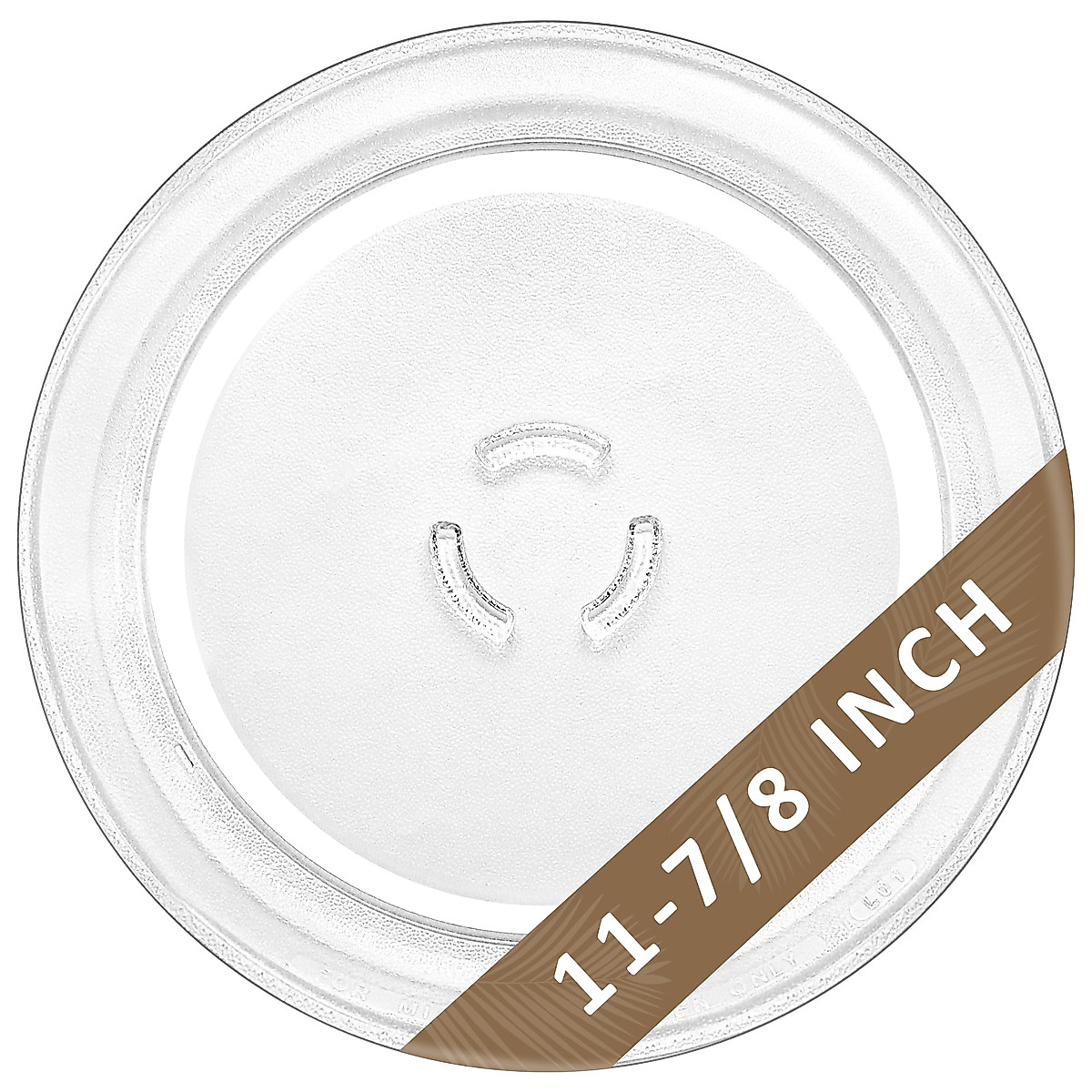 Microwave Glass Tray Plate 4393799 4393751 Compatible with whil-Pool Microwave Glass Plate 4393799 PS373741 AP3130793 EAP373741 30QBP4185 Microwave Glass Plate Turntable by Fetechmate