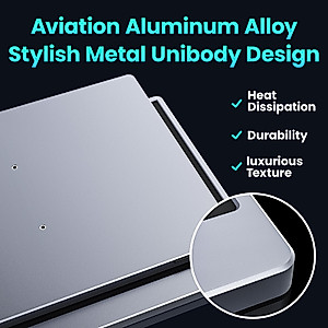 Upperizon Portable Monitor 15.6 Inch 1080P FHD HDR IPS Travel Screen HDMI USB-C Portable Monitor for Laptop MacBook PC Surface Xbox PS4/5 with Cover, VESA Compatible