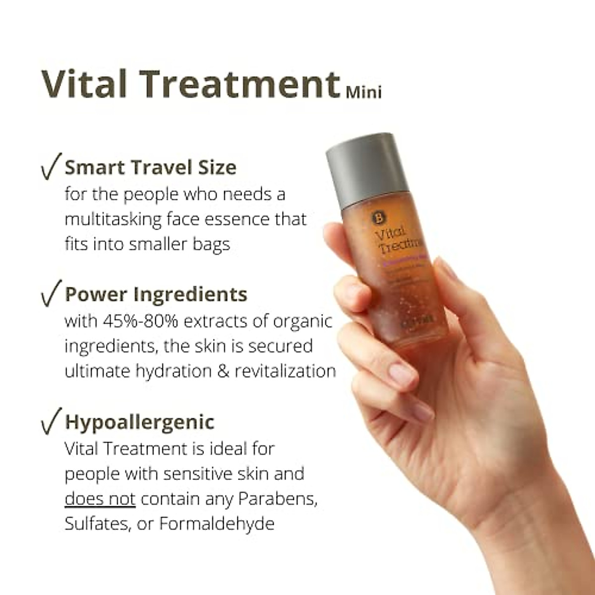 Blithe Vital Treatment 9 Essential Seeds Niacinamide Brightening Toner - Korean Skin Essence Green Tea Toner for Face, Clarifying Oily Skin Vitalizing & Brightening Dark Spots 1.83 Fl Oz