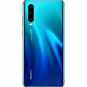 Huawei P30 ELE-L29 128GB Hybrid Dual Sim Unlocked GSM Phone w/Triple (40 MP + 16 MP + 8 MP) Camera - Aurora